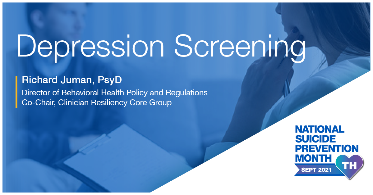 Depression Screenings: Taking "Universal Precautions" - TeamHealth
