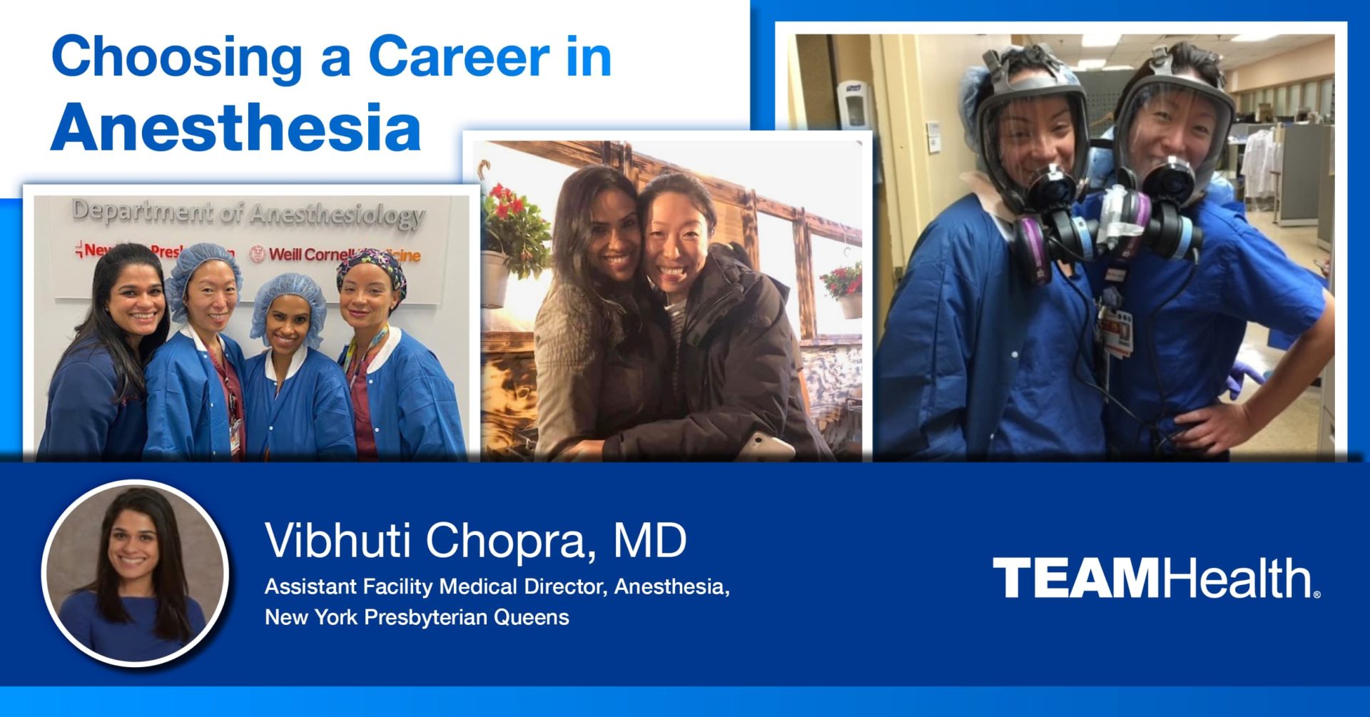 Choosing a Career in Anesthesia | Dr. Vibhuti Chopra | TeamHealth