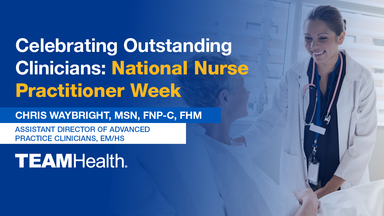 Celebrating National Nurse Practitioner Week 2024 | Chris Waybright
