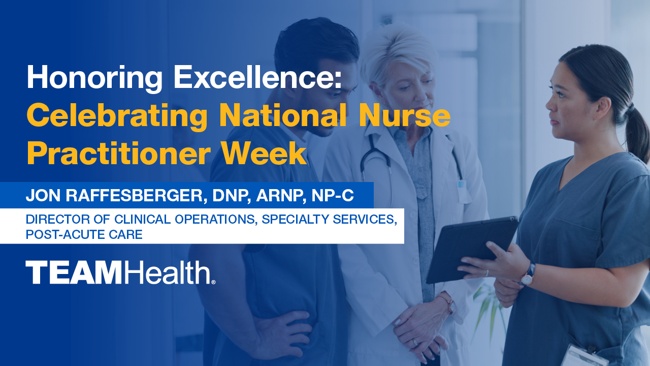 Celebrating National Nurse Practitioner Week 2024 | Jon Raffesberger